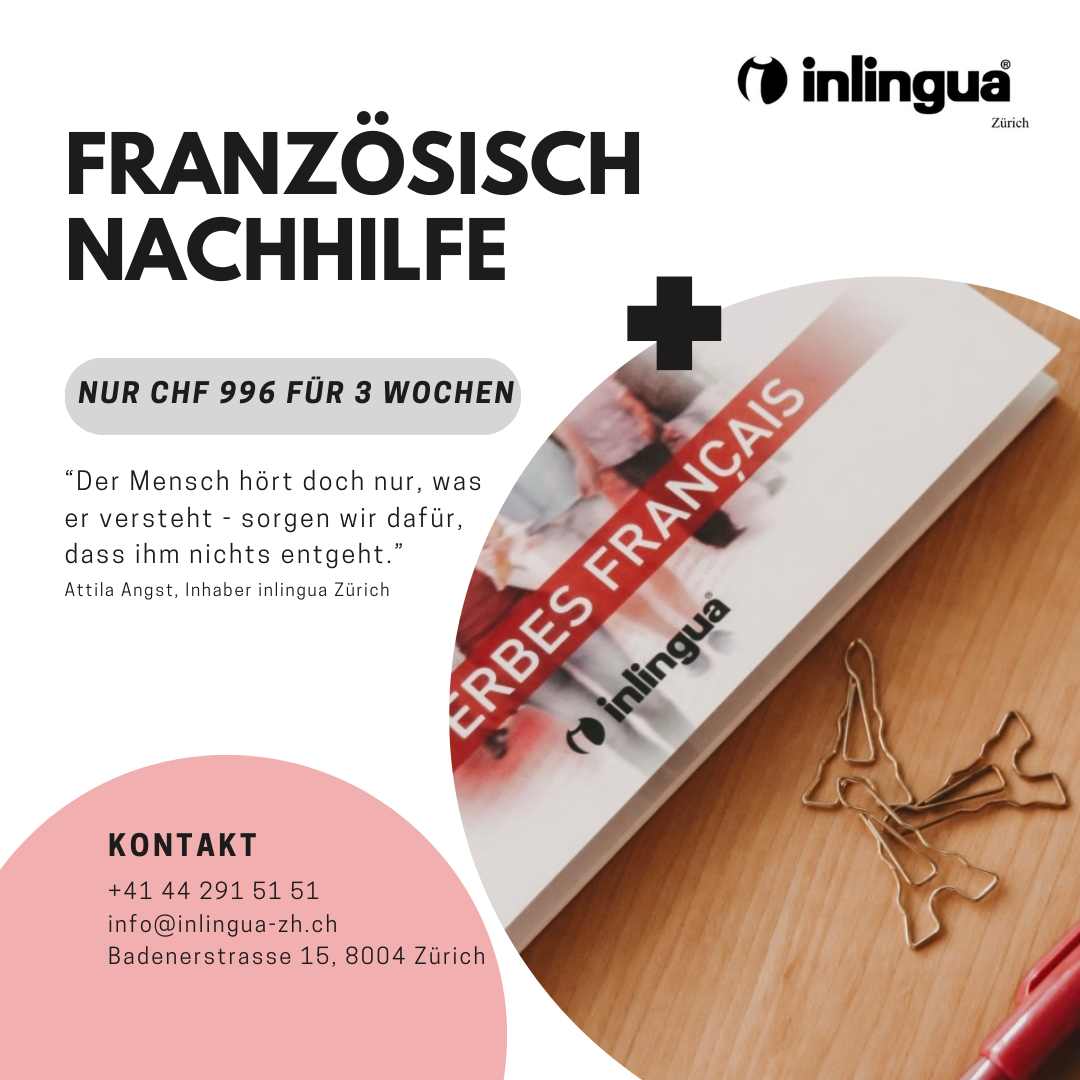 Sprachschule inlingua Zürich: Aus Spass am Erfolg